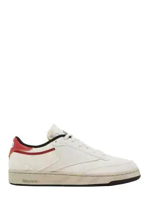 REEBOK Club C 85 Frayed-detail Sneakers - Neutrals