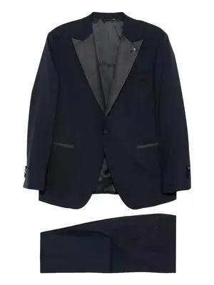 MANUEL RITZ Welt-pockets Single-breasted Suit - Blue
