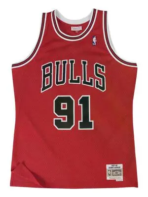 Mitchell & Ness Bulls Logo-print Vest - Red