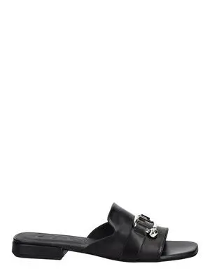 Furla Buckle-detail Flat Sandals - Black
