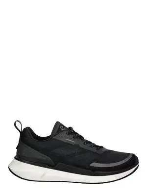 Ecco Lace-up Mesh Sneakers - Black