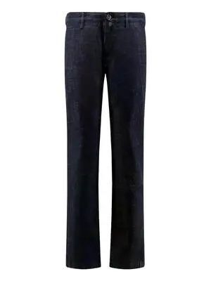 Jacob Cohen Textured Straight-leg Jeans - Blue