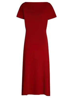 P.a.r.o.s.h Short-sleeve Midi Dress - Red