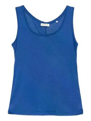 Marc O'polo Ribbed Scoop-neck Tank Top - Blue