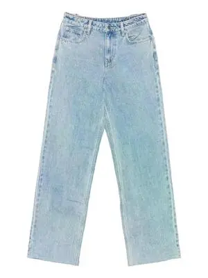 Ksubi Frayed Hem Jeans - Blue