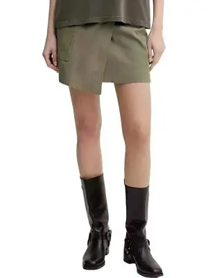 Marc O'polo Mini Wrap Skirt - Green
