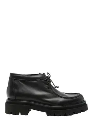 THEA MIKA 40mm Lace-up Chunky Shoes - Black