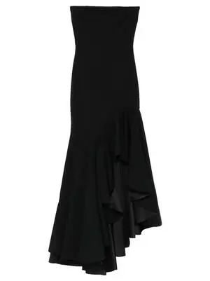 Solace London The Hani Asymmetric Dress - Black