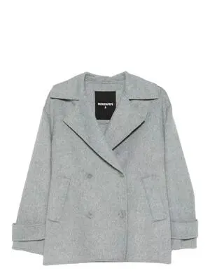 Patrizia Pepe Double-breasted Jacket - Grey