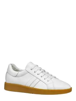 Geox Meleda Leather Sneakers - White