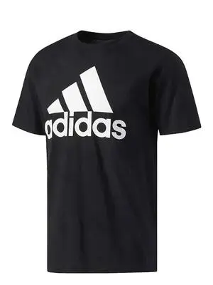 Adidas Logo-print T-shirt - Black
