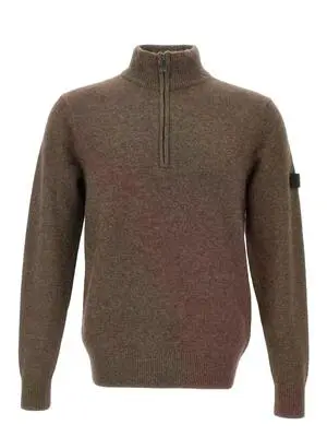 Peuterey Half-Zip Pullover Brown