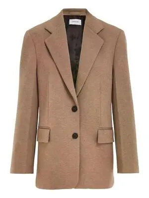 FERRAGAMO Single-breasted Flap-pocket Blazer - Neutrals