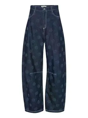 Henrik Vibskov Needle-punch Dot Jeans - Blue