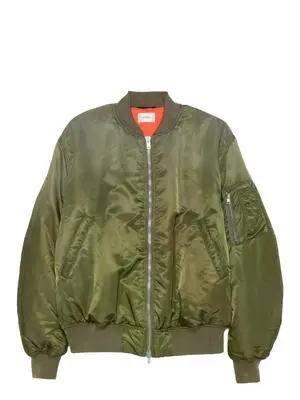 HAIKURE Zip-front Bomber Jacket - Green