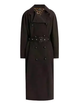 Dolce & Gabbana Belted Double-breasted Coat - Brown