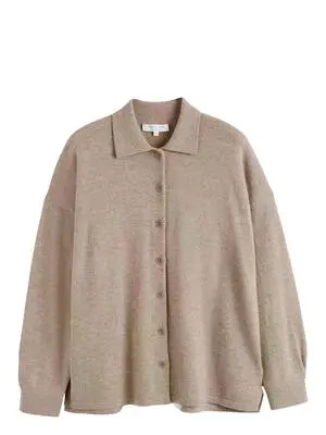 Chinti & Parker Collared Buttoned Top Neutrals