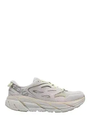 HOKA Clifton L Suede Sneakers - White