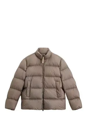 Woolrich Quilted High-neck Jacket - Brown