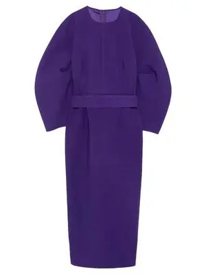 Solace London Allegra Belted Maxi Dress - Purple