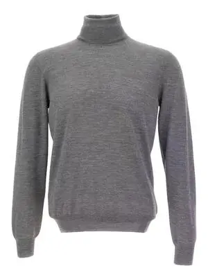 GRAN SASSO Turtleneck Ribbed Sweater
