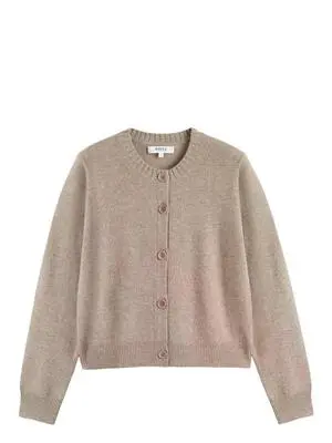 Chinti & Parker Crewneck Buttoned Cardigan - Neutrals