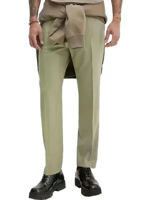 Hugo Pressed-crease Trousers - Green