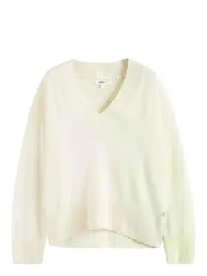 Chinti & Parker Wool-blend V-neck Sweater - Neutrals