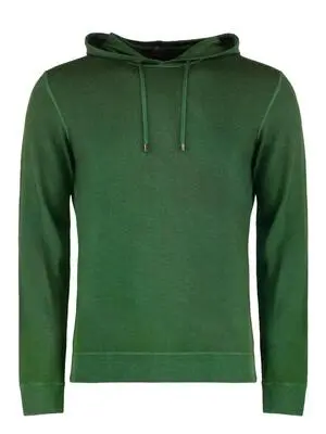 MOORER Hooded Sweater - Green