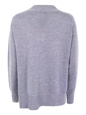 DRUMOHR V-neck Wool Sweater - Grey