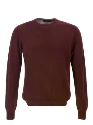GRAN SASSO Wool Crew-neck Sweater - Red