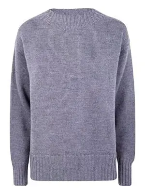 DRUMOHR Round-neck Wool Sweater - Grey