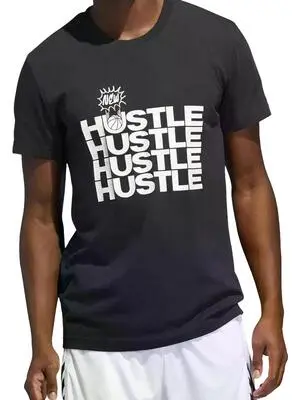 Adidas New Hustle T-shirt - Black