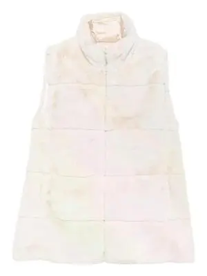 SAVE THE DUCK Faux-fur Vest - Neutrals