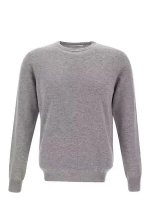 KANGRA Cashmere Ribbed-cuff Sweater - Grey