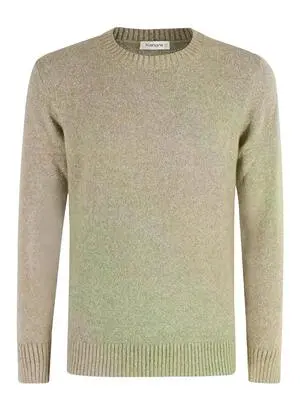 KANGRA Crew-neck Long-sleeve Sweater - Neutrals