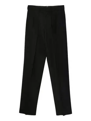 TOM FORD Pleated-front Trousers - Black