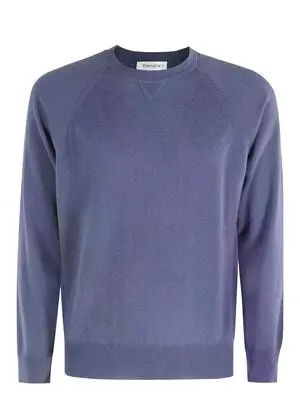 KANGRA Raglan-sleeve Sweater - Blue