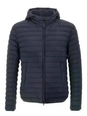 COLMAR Hooded Horizontal-quilted Down Jacket - Blue