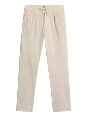 Woolrich Pleated Drawstring Trousers Neutrals