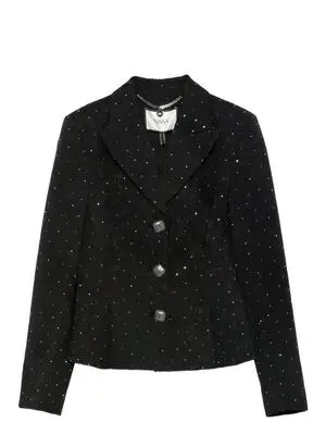 NISSA Embellished Jacket - Black