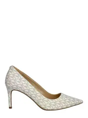 Michael Kors Monogram Heeled Pumps - Neutrals