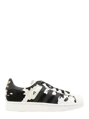Adidas Superstar Animal-print Sneakers - Black