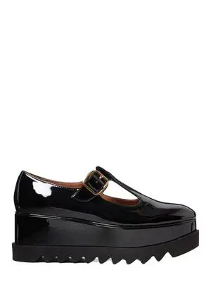 Stella McCartney Buckle-detail Platform Pumps - Black