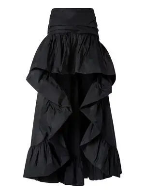 Pinko Ruffled Asymmetrical Skirt - Black