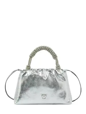 Pinko Crystal-embellished Tote Bag - Grey