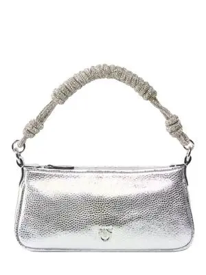 PINKO Crystal-Embellished Shoulder Bag