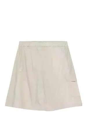 Marc O'polo Elastic-waist A-line Mini Skirt - Neutrals