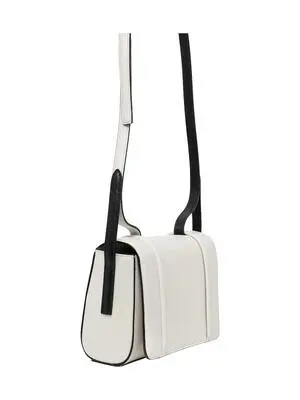 Furla Mini Riva S Leather Strap Crossbody Bag - White