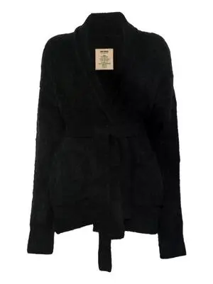 UMA WANG Belted Cardigan - Black